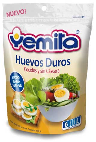 Yemita innova con huevos duros listos para consumir y para colaciones ...